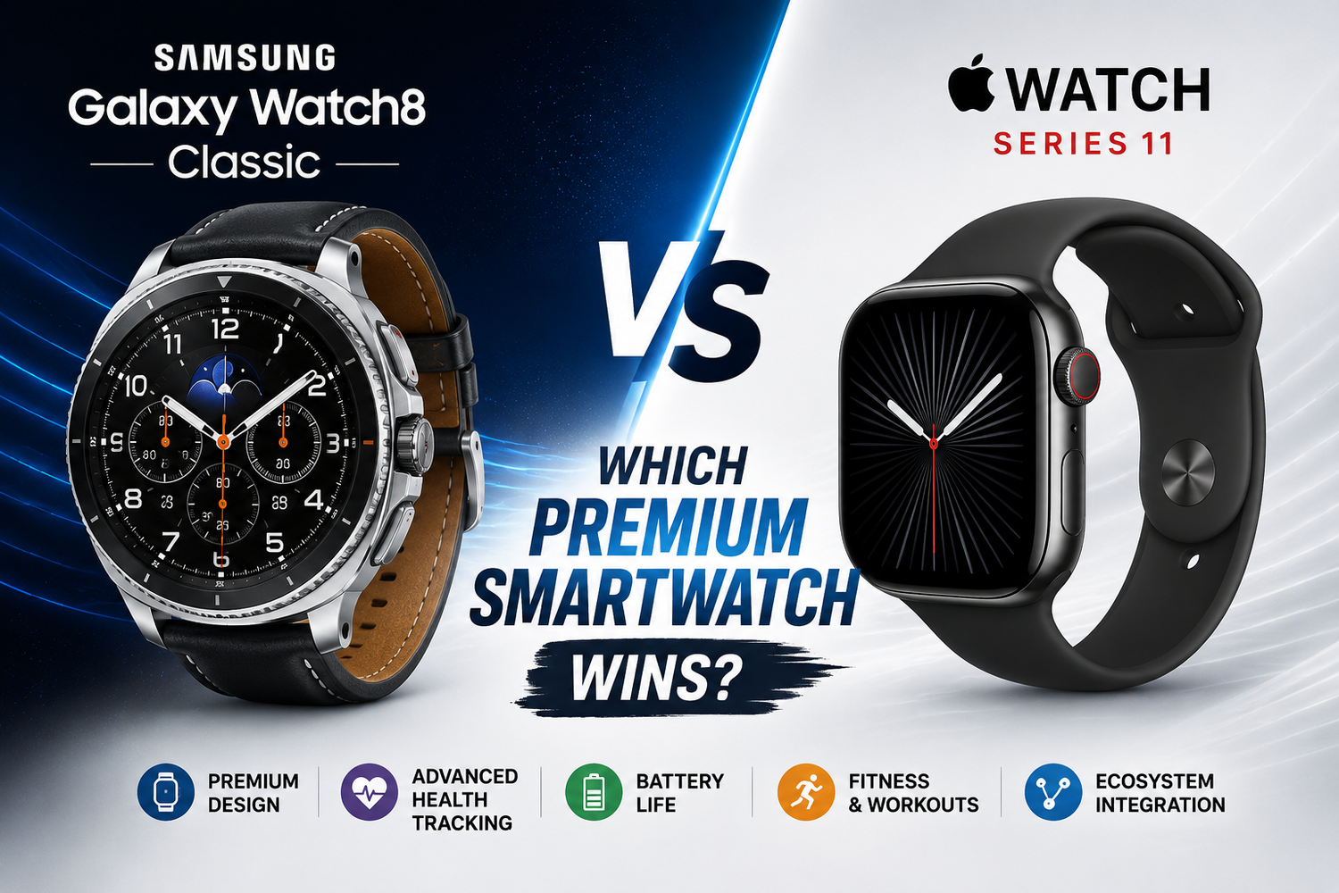 Samsung Galaxy Watch8 Classic vs Apple Watch Series 11: Which Premium