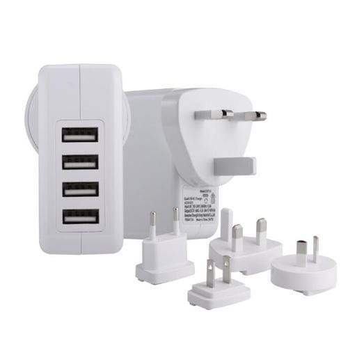 Xtreme 4 USB Port Charger with World Travel Adaptor Online | BuyMobile ...